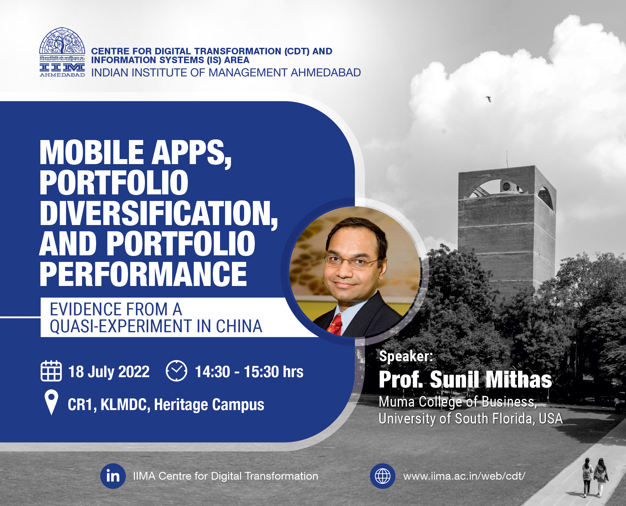 Mobile apps, Portfolio Diversification, and Portfolio Performance | IIMA